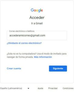 Cómo iniciar sesión en Gmail y entrar al correo electrónico